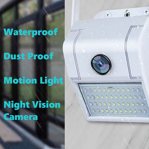 Outdoor Flood Light Camera – 180° WiFi Security Camera with Night Vision