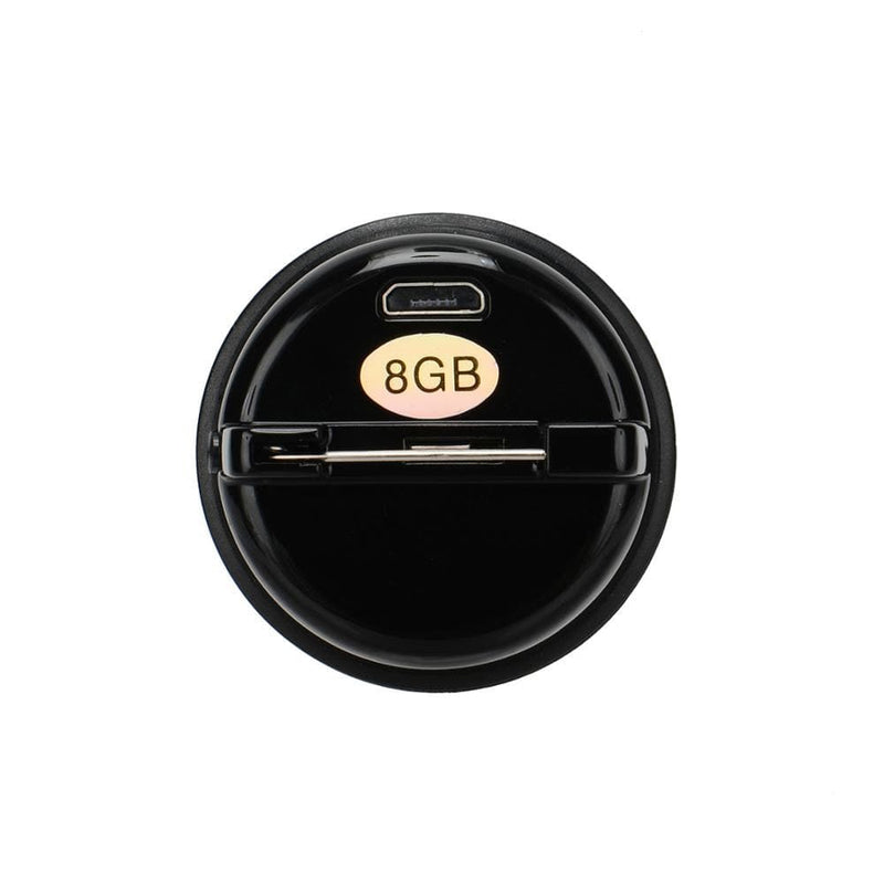 Ultra Stealth Pin Button Voice Recorder - Hidden Sound Activated Recor ...